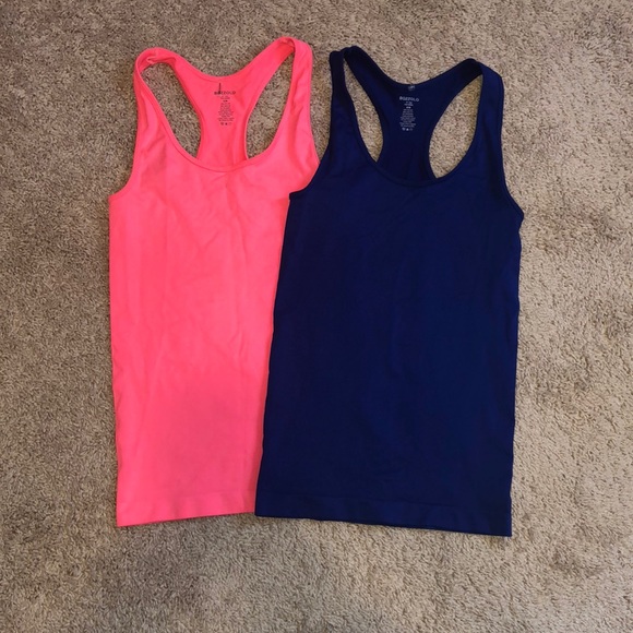 Bozzolo | Tops | Nwot Two Bozzolo Razor Back Tanks Hot Pinkblue | Poshmark